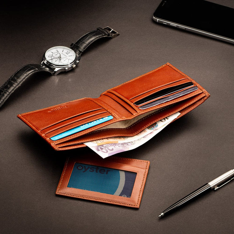 Leather 2 in 1 Wallet, Tan | Men's Wallets | SageBrown
