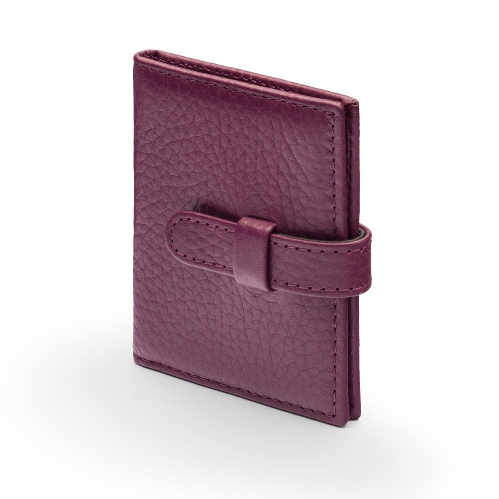 Mini Leather Photo Frame, Purple | Photo Frames | SageBrown