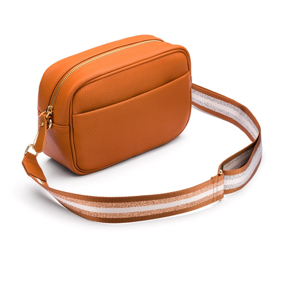 Leather Cross Body Camera Bag, Tan | Cross Body Bags | SageBrown