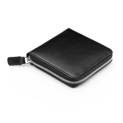 Men's Zip Wallet With Coin Purse, Black | Coin Wallets | SageBrown