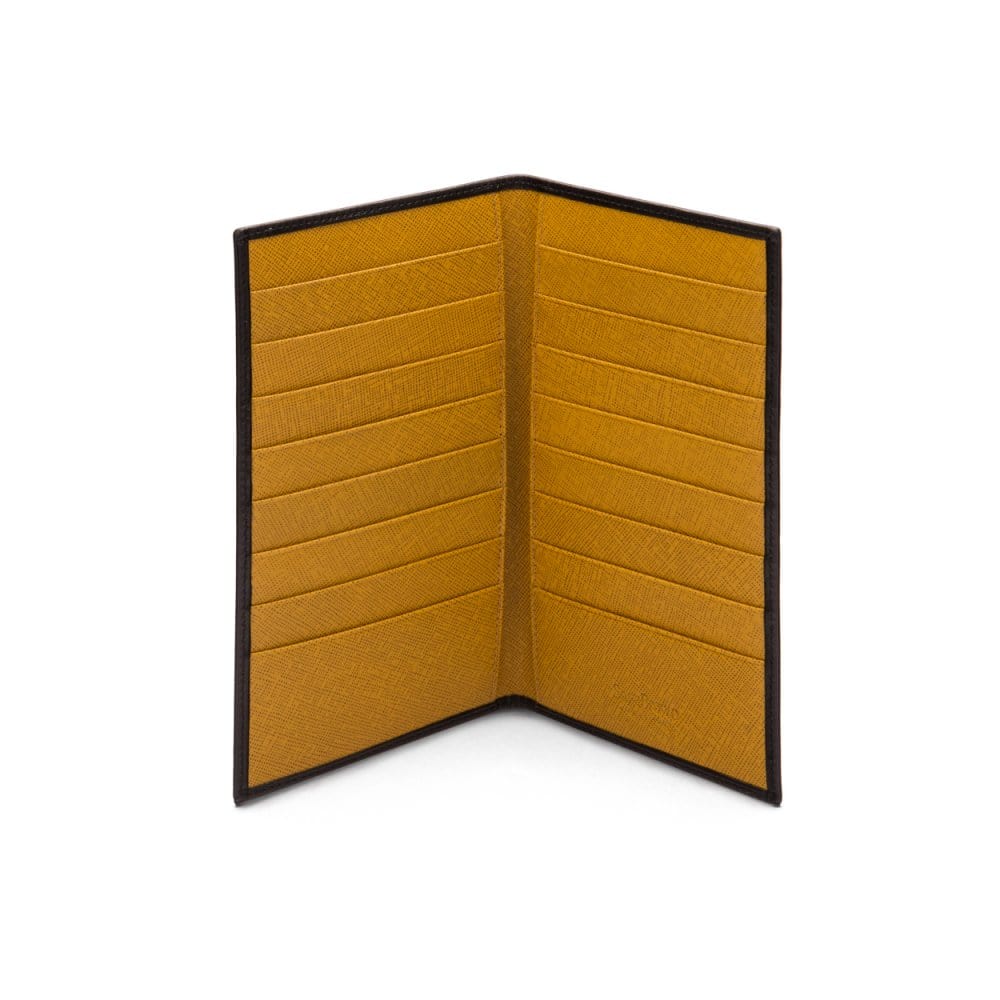 Men's Tall Wallet 16 CC, Black Yellow | Wallets | SageBrown
