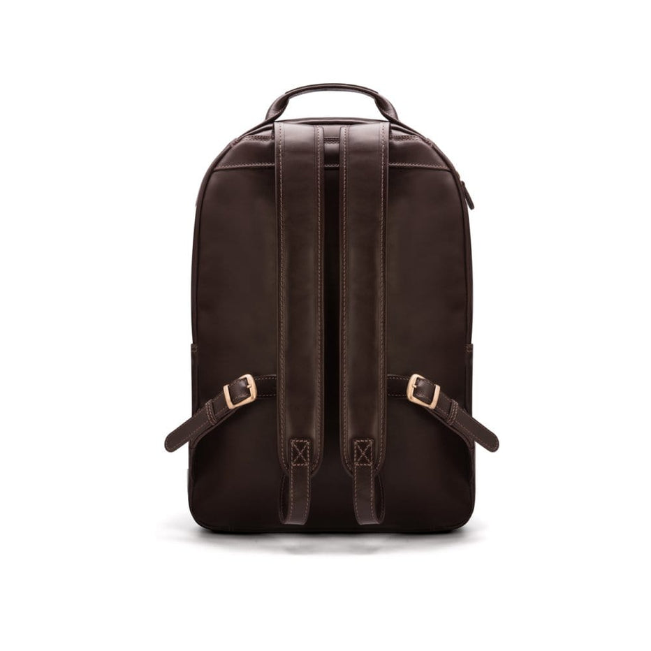 Leather Laptop Backpack 15"-17", Brown | Backpacks | SageBrown