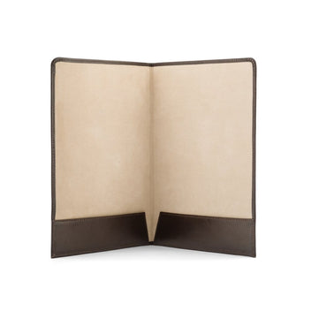 Leather A4 Folder, Brown | Document Cases | SageBrown
