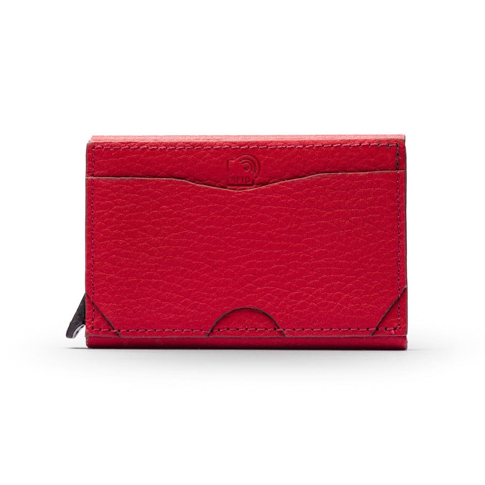 RFID Pop-Up Credit Card Case, Burgundy | RFID Wallet | SageBrown