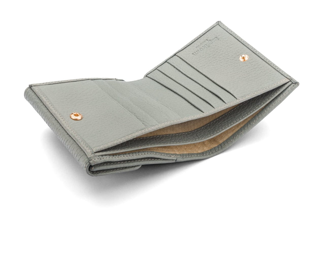 RFID Leather Purse, Grey | Women's Purses | SageBrown