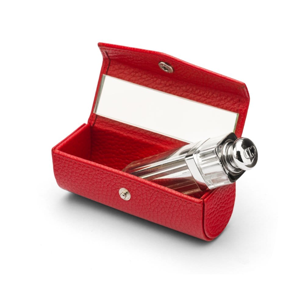 Leather Lipstick Holder, Red | Lipstick Case | SageBrown