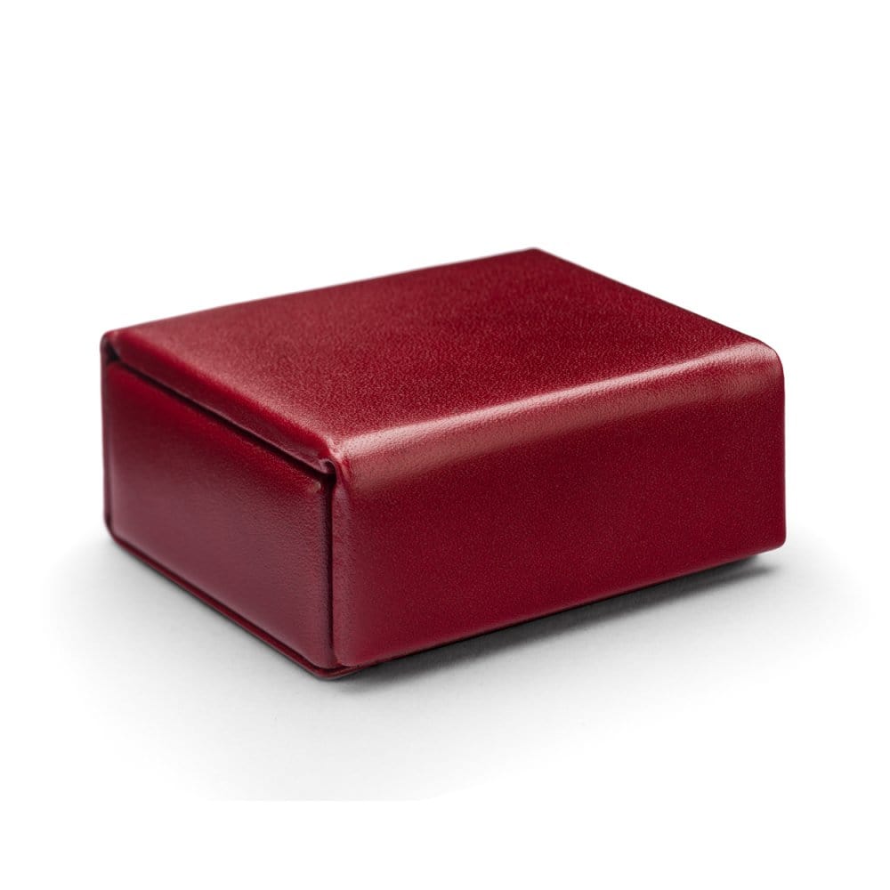 Mini Leather Jewellery Box, Red | Accessory Boxes | SageBrown